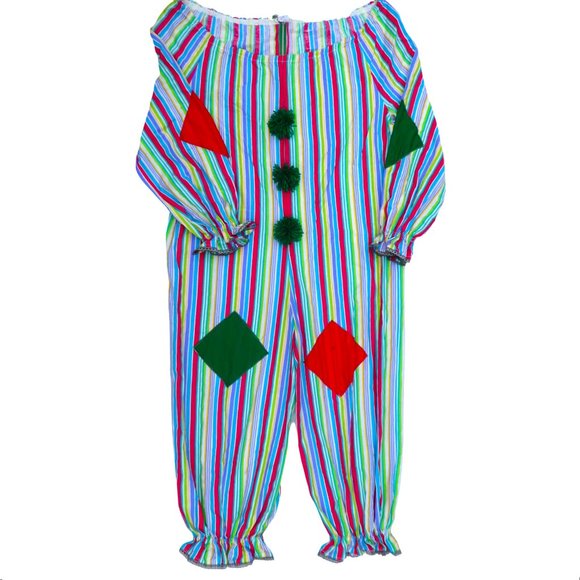Vintage | Pants & Jumpsuits | Vintage Adult Clown Costume Jumpsuit ...